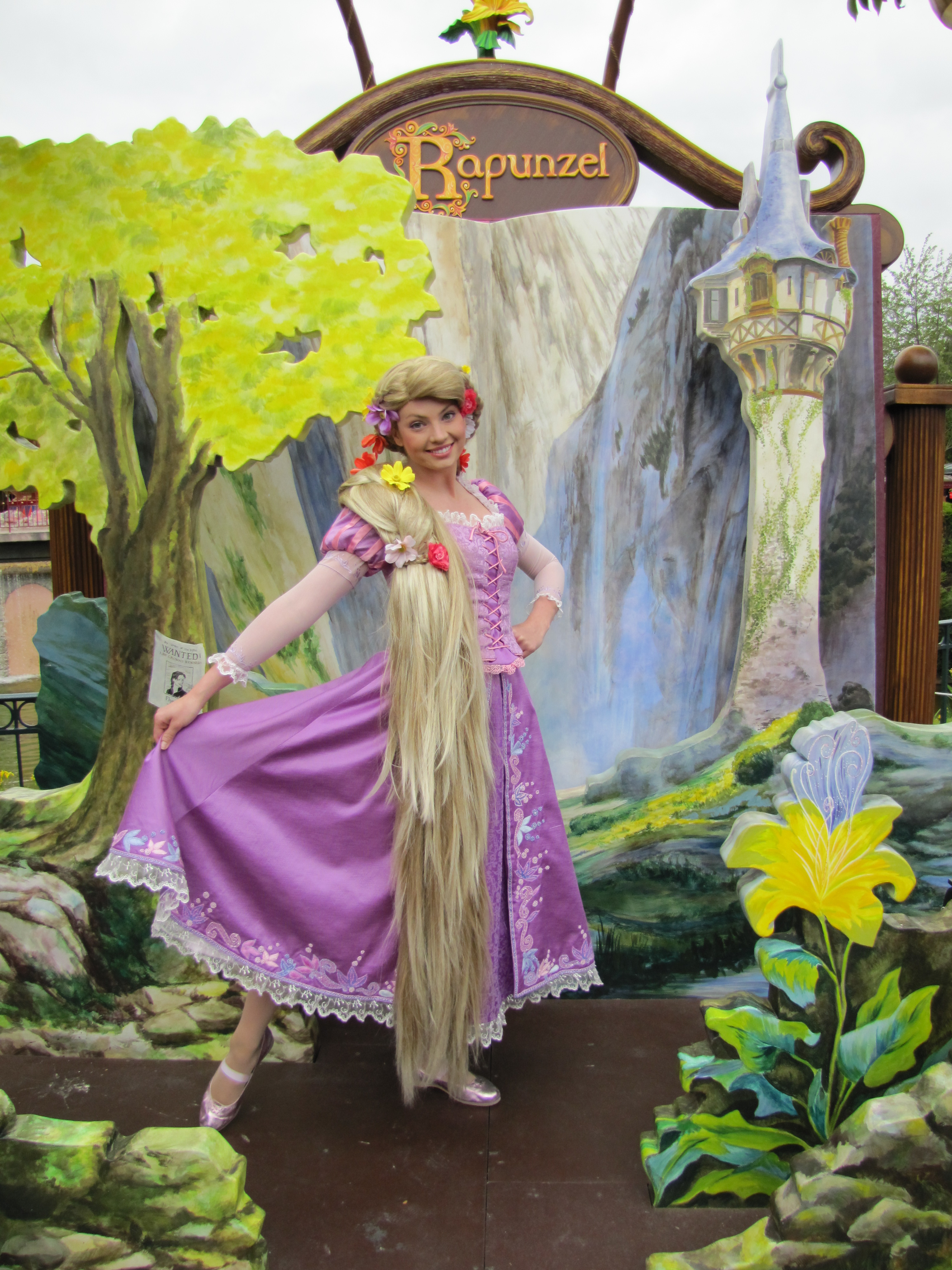 Rapunzel meet and greet at DLP - KennythePirate.com
