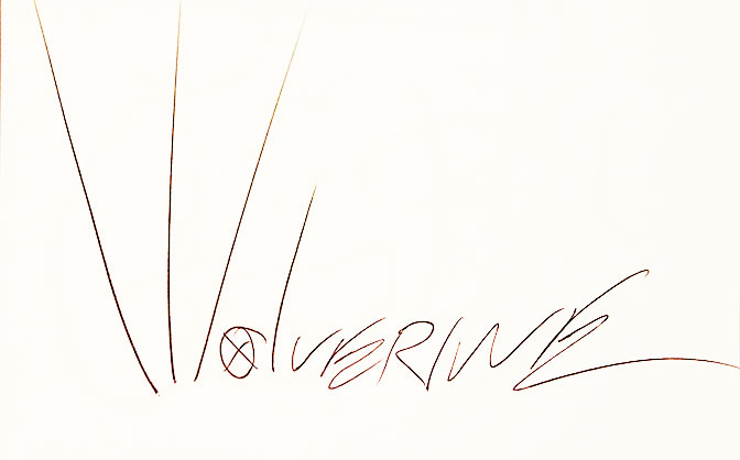 Wolverine Autograph - KennythePirate.com