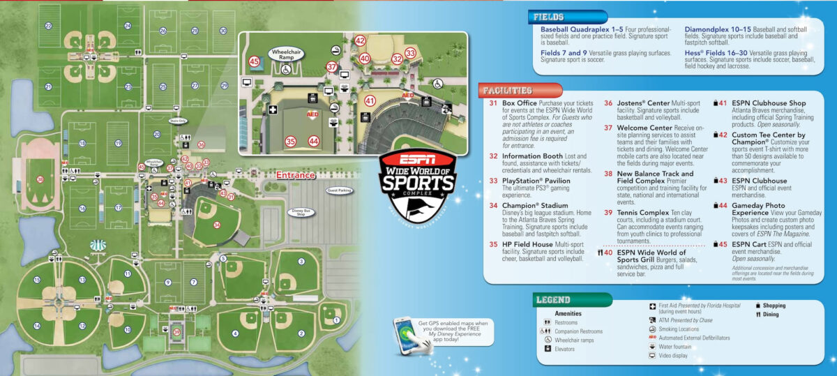 ESPN Wide World of Sports Map - KennythePirate.com