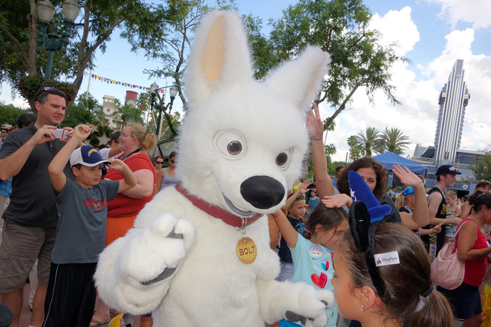 Bolt Dancing at Hollywood Studios Character Dance Party ...