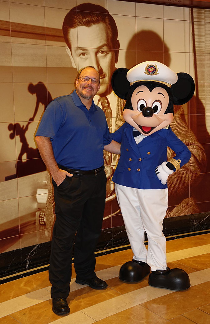 Captain Mickey Mouse onboard Disney Fantasy KennythePirate ...