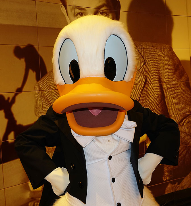 Donald Duck in Tuxedo onboard Disney Fantasy Formal Night ...