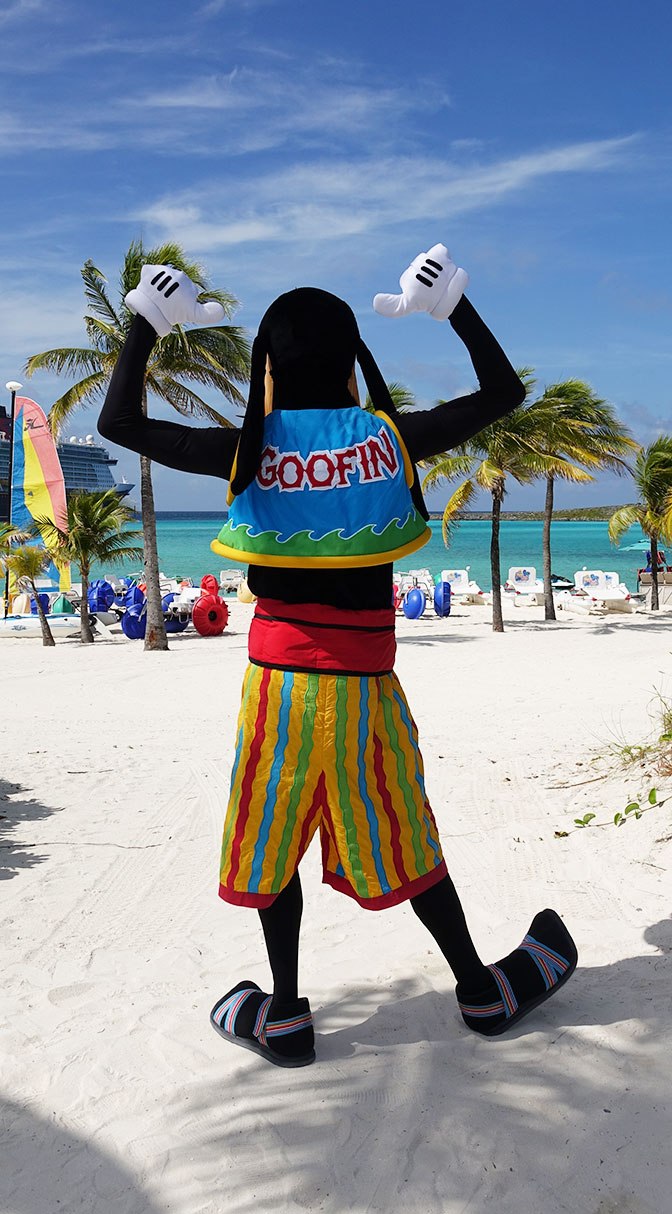 Goofy on Castaway Cay Disney Fantasy – KennythePirate.com