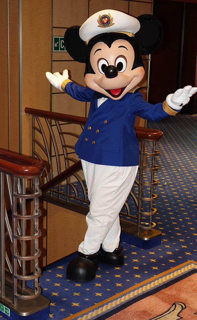 Mickey Mouse as Captain onboard Disney Fantasy Day 5 – KennythePirate.com