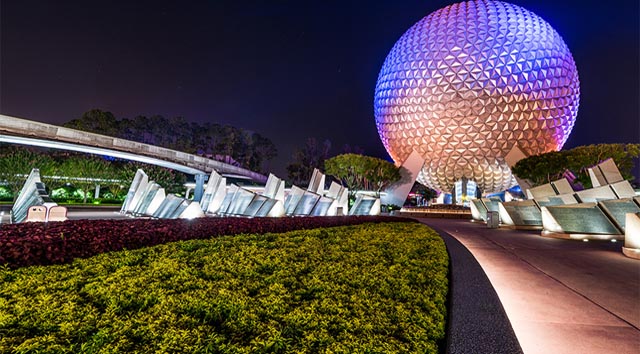 Epcot’s New Main Entrance Pylons have Arrived – KennythePirate.com