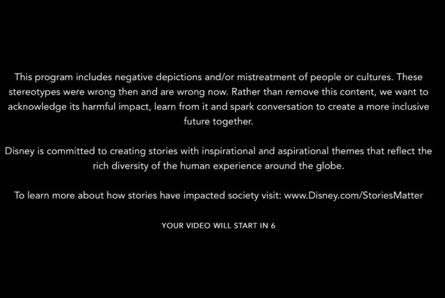 Disney+ Removes Certain Films with Content Warnings from Child Profiles ...