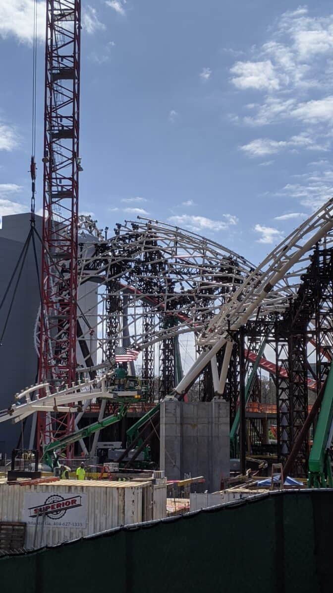 The newest TRON update suggests the exterior is almost complete ...