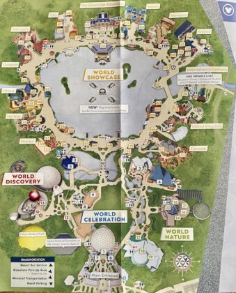Epcot Map – KennythePirate.com