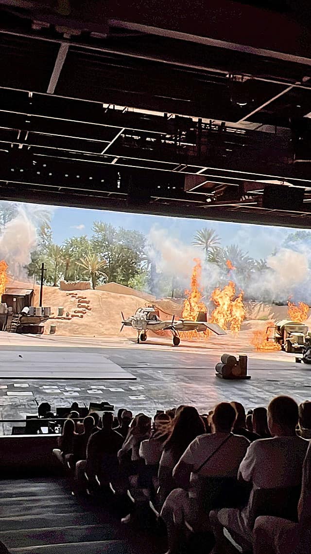 hollywood studios indiana jones stunt show vertical explosion ...