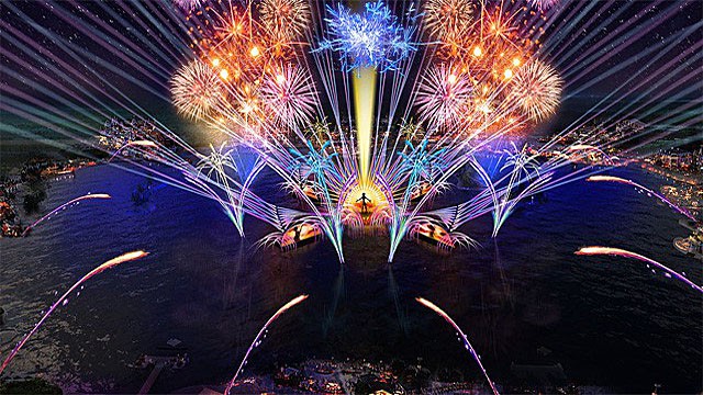 Fire breaks out during a popular Disney Works fireworks show ...