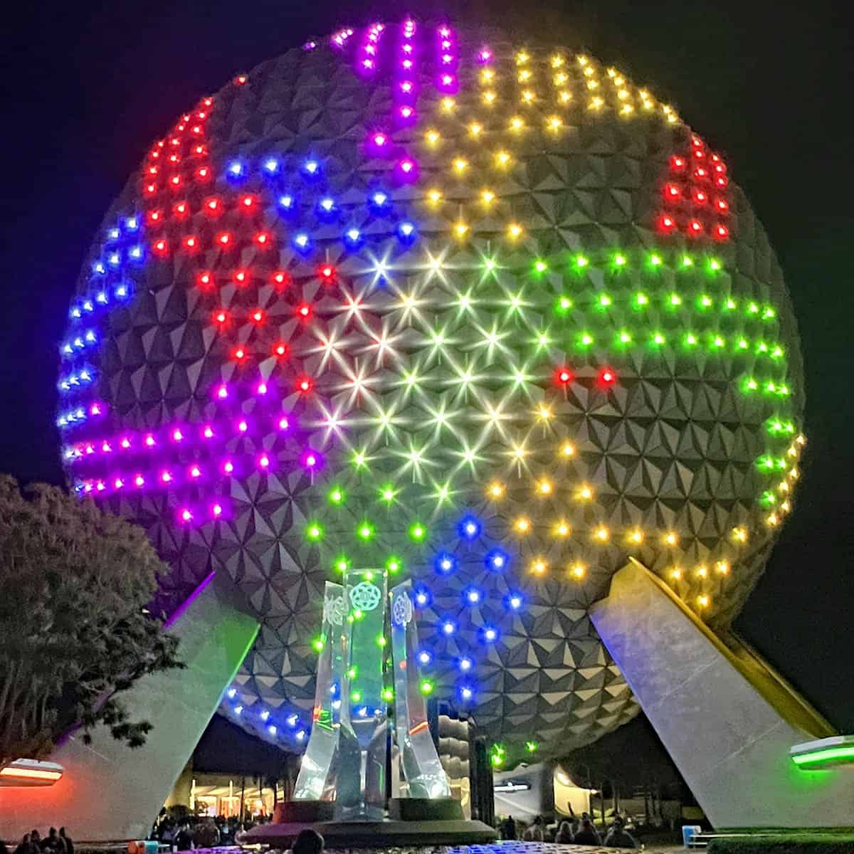 epcot spaceship earth light show 40th - KennythePirate.com