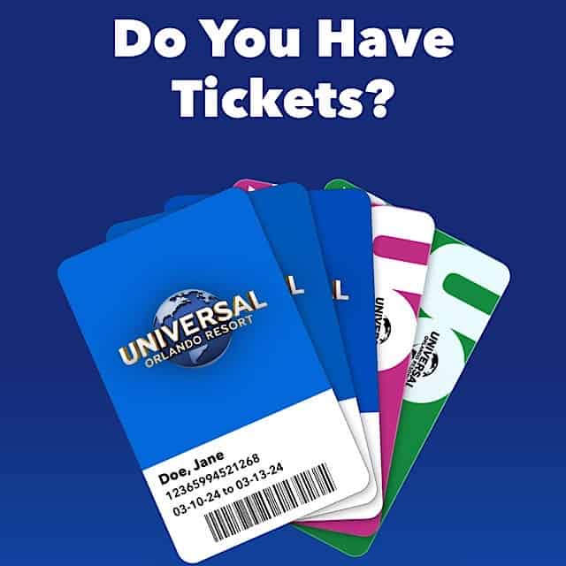 Universal upgrade tickets app - KennythePirate.com