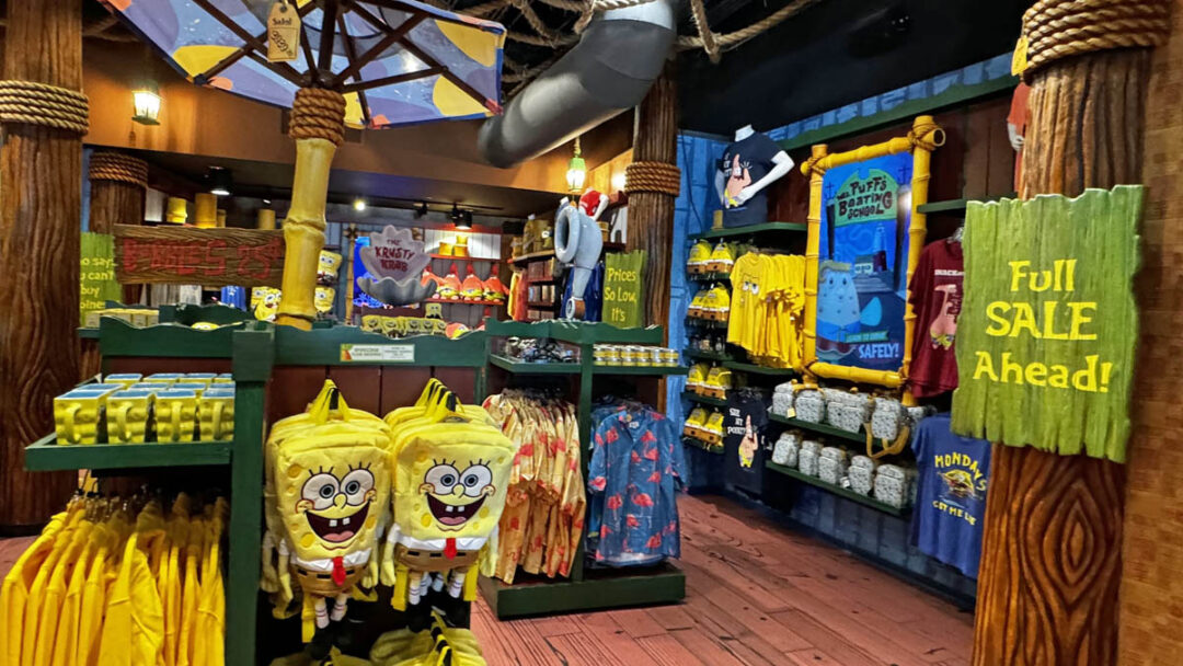 universal spongebob store merchandise - KennythePirate.com