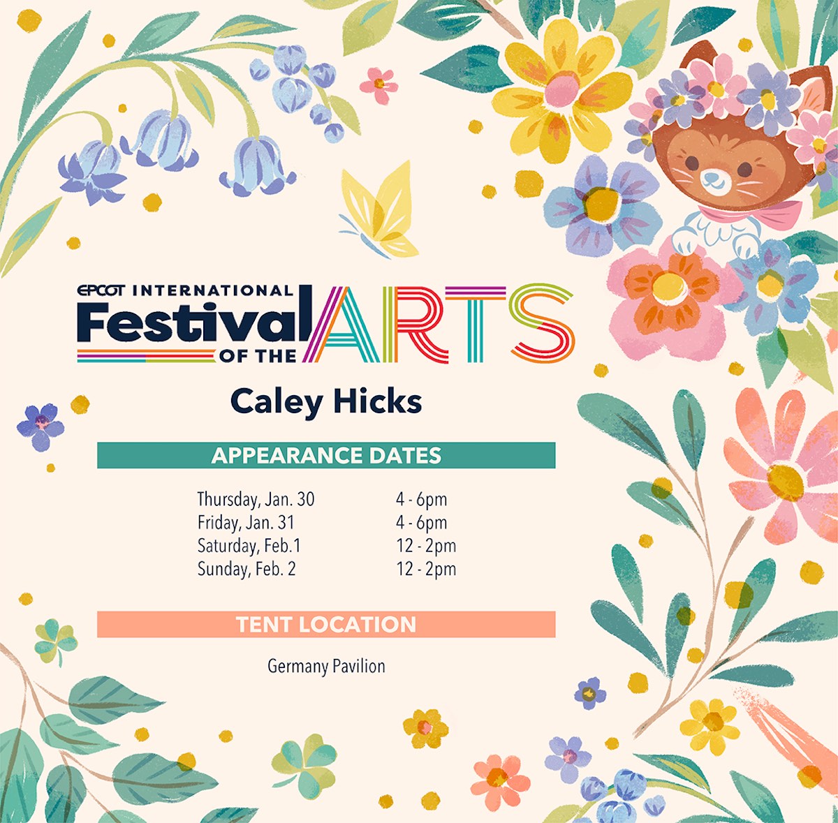 Caley Hicks festival of the arts merch – KennythePirate.com