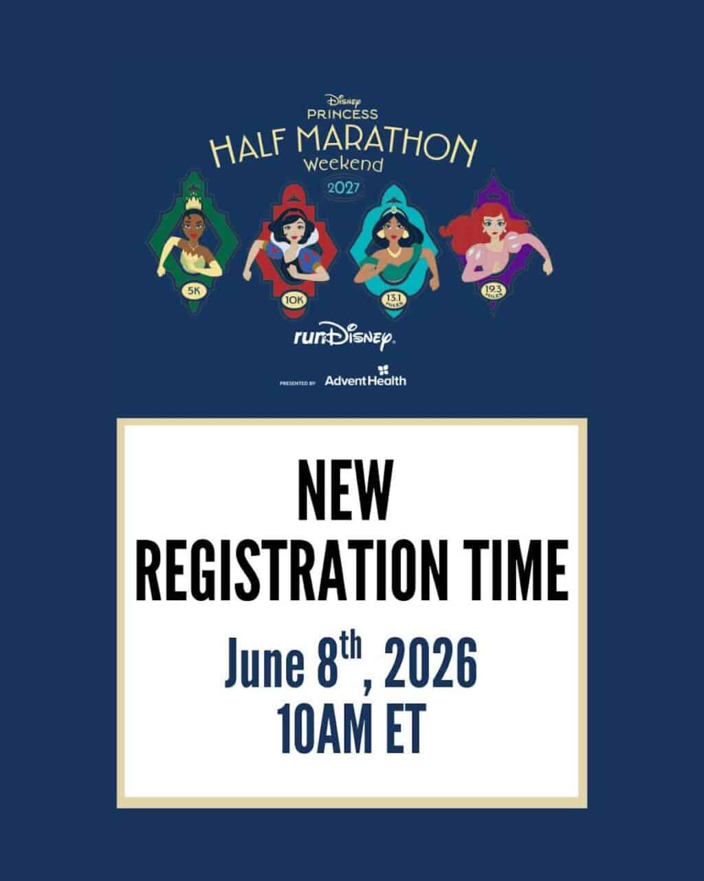 NEWS: runDisney Announces NEW 2027 Princess Half Marathon Registration ...